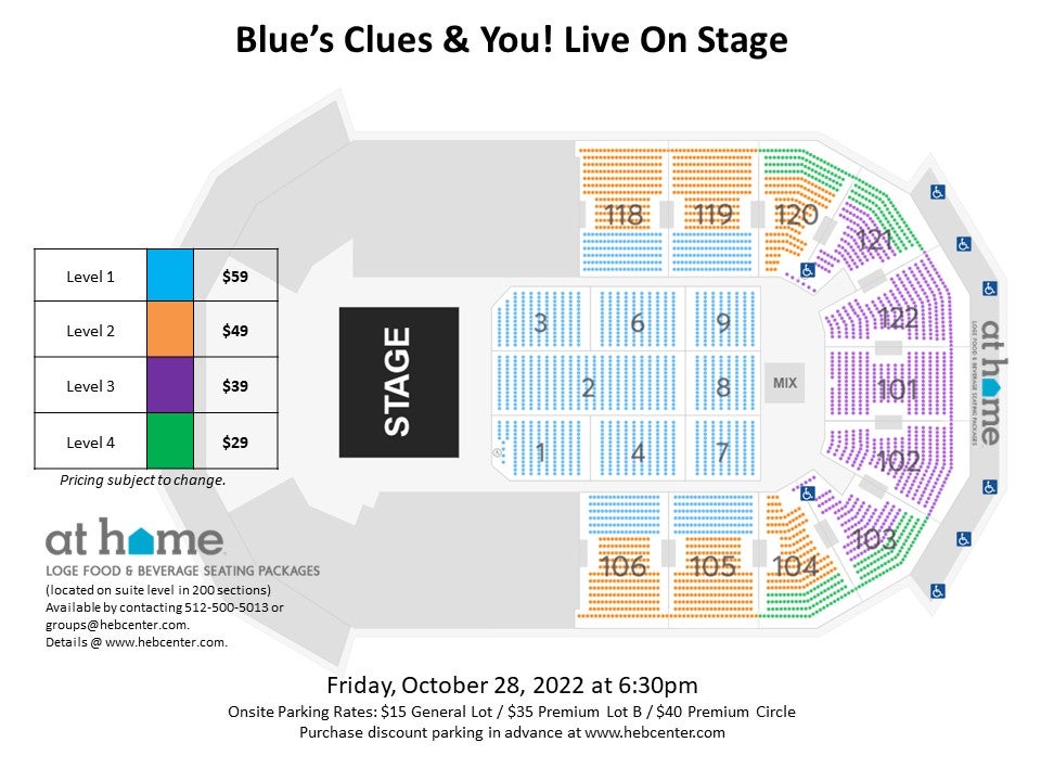 Blue's Clues & You! Live On Stage | H-E-B Center