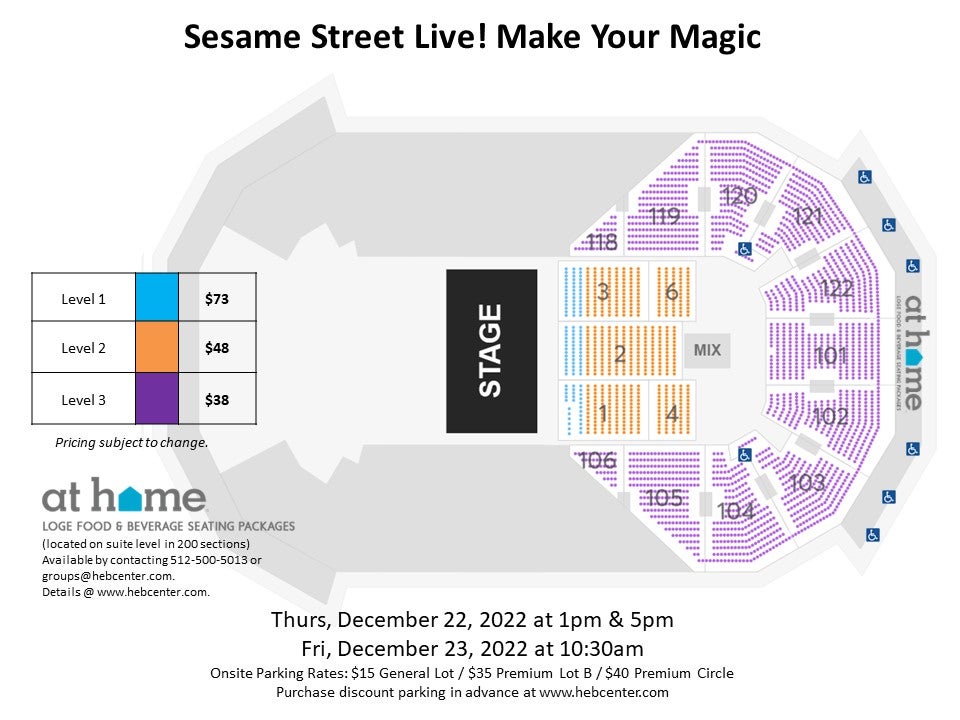 Sesame Street Live! Make Your Magic | H-E-B Center